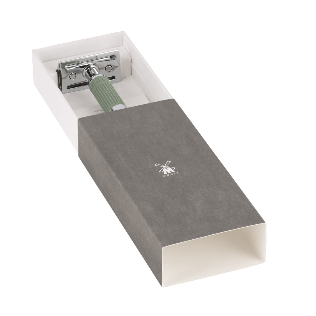 MUHLE NEO Closed Comb Safety Razor in Salvia Green